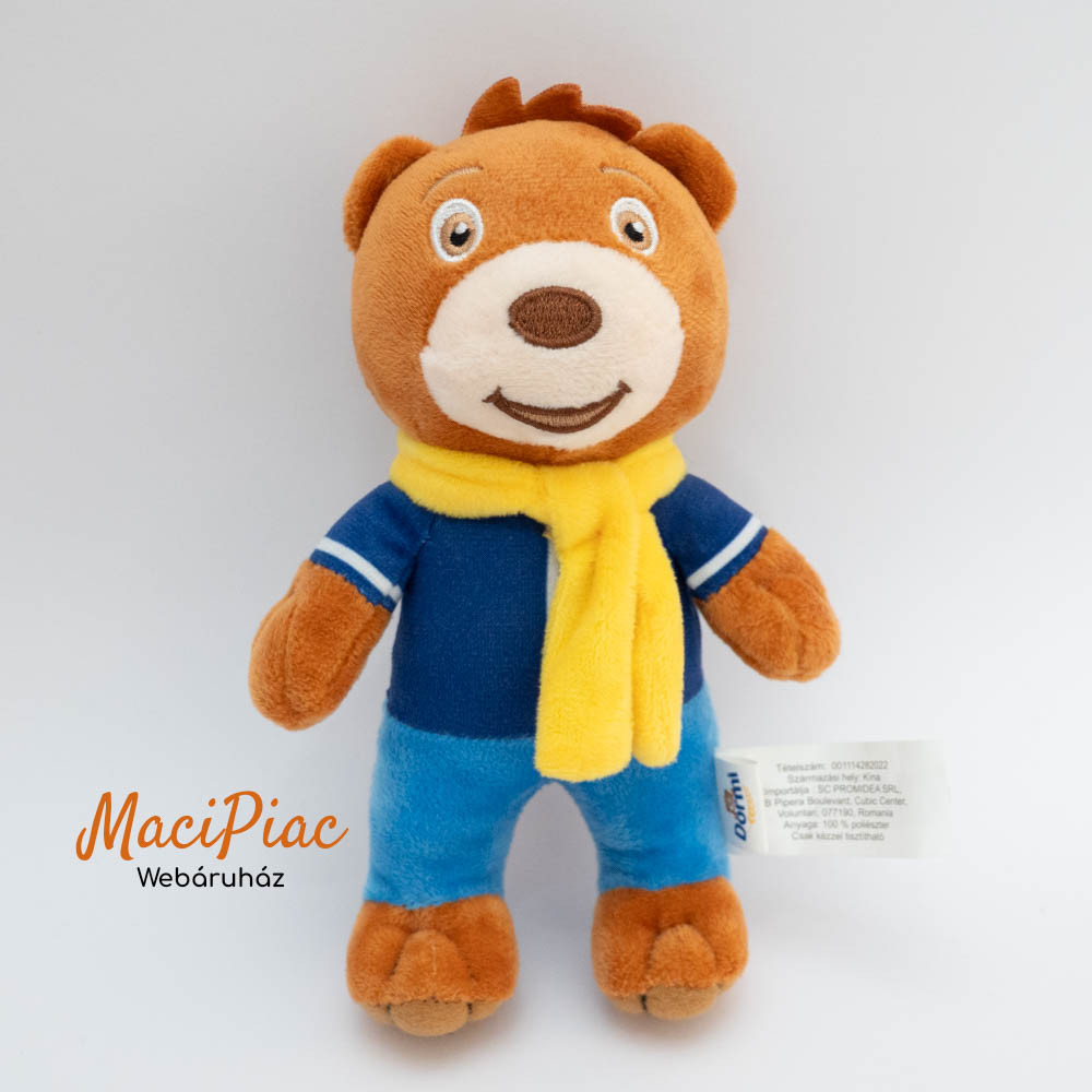 Plüss maci, mackó DÖRMI KIS MACKÓ reklám figura, kabala - Ma